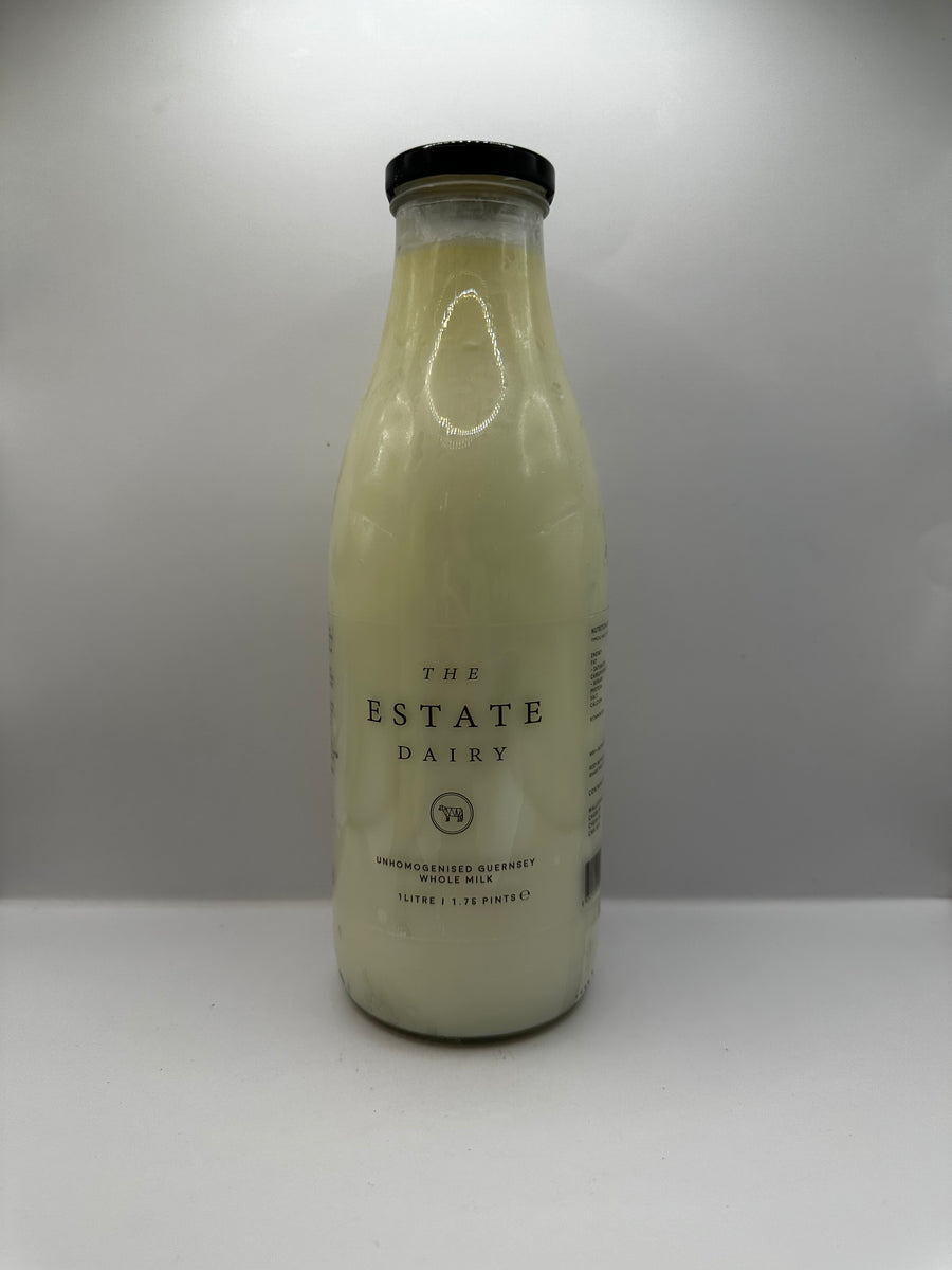 Estate Dairy Whole Milk 1Lt Glass – Bens Greengrocers